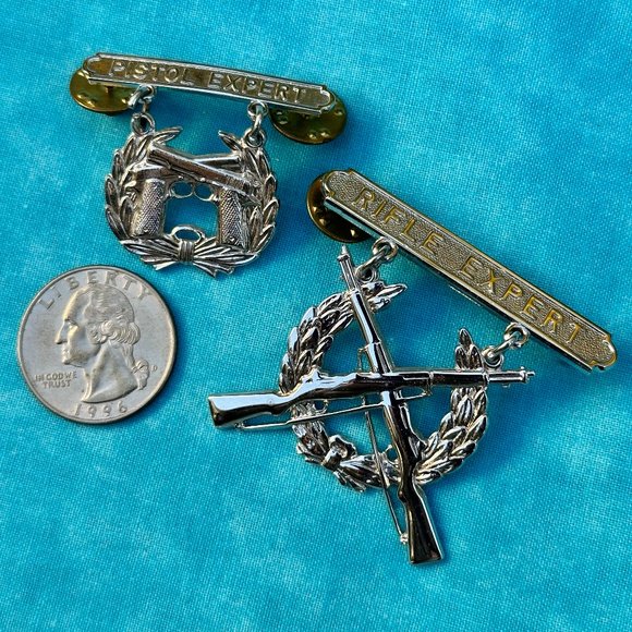 Vanguard | Accessories | 2 Us Marine Corp Gun Proficiency Badges Rifle ...